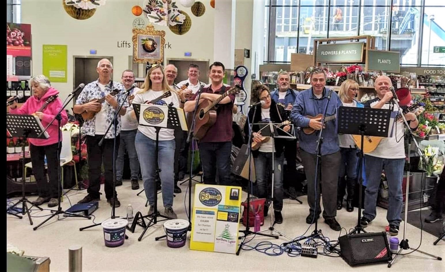 Ukulele Performance by Neston Strummers - Chester Market